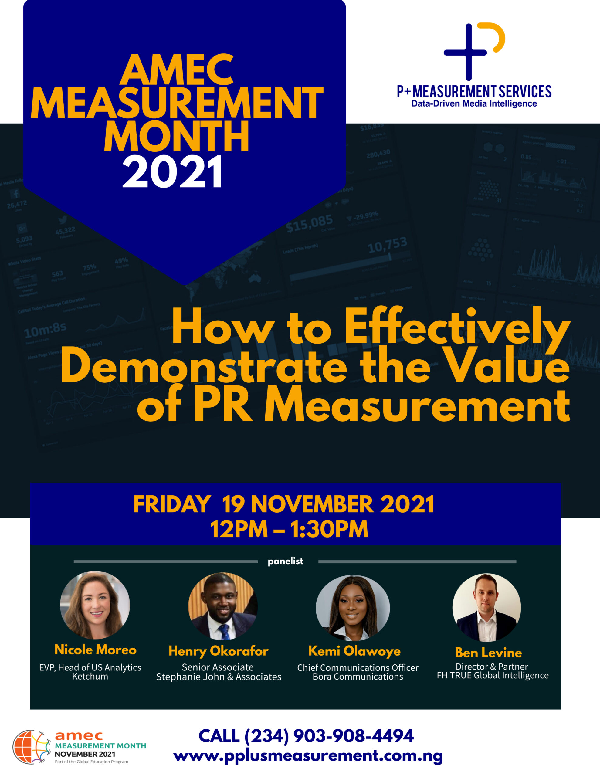 Nigerian Media Monitoring Services Hosts 2021 AMEC Measurement Month in ...